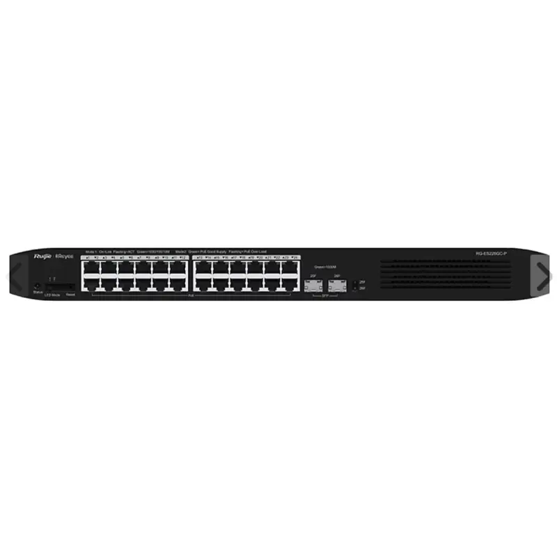 Ruijie Reyee RG-ES226GC-P 24 Port 10/100/1000 Mbps Gigabit Switch - RG ...